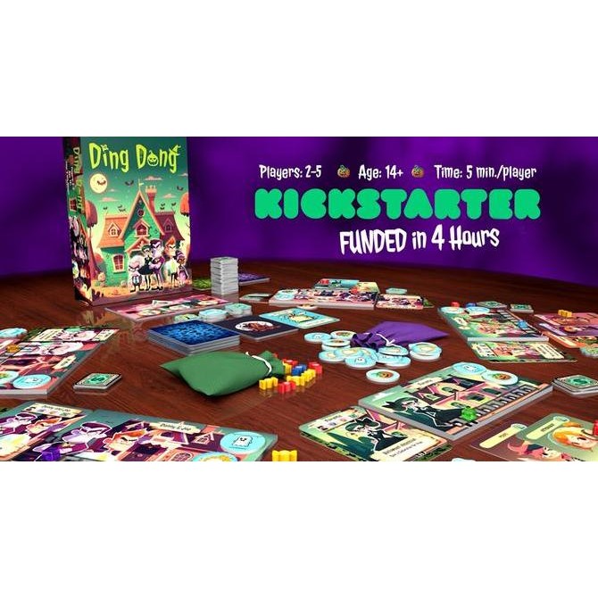 Jual Ding Dong Board Game Kickstarter Deluxe Edition Kualitas Original ...