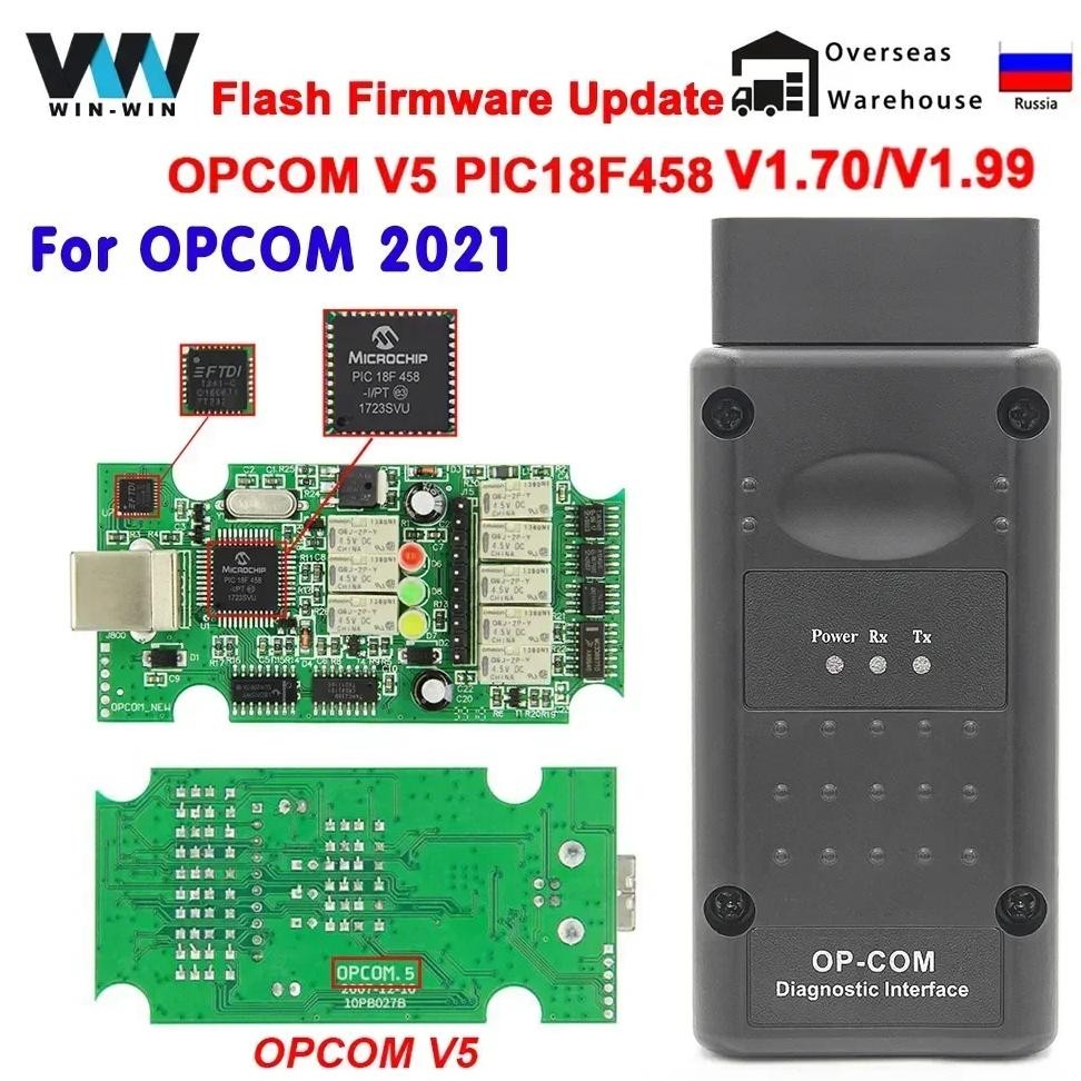 Jual Opcom V5 For Opel 2021 Op Com 1.70 Flash Firmware Update Car ...