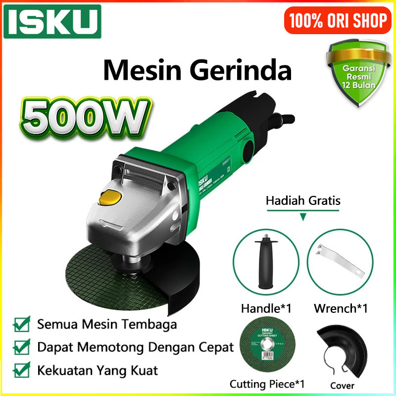 Jual ISKU Mesin Gerinda Gurinda Grinda Tangan/Grinder free Mata Potong ...