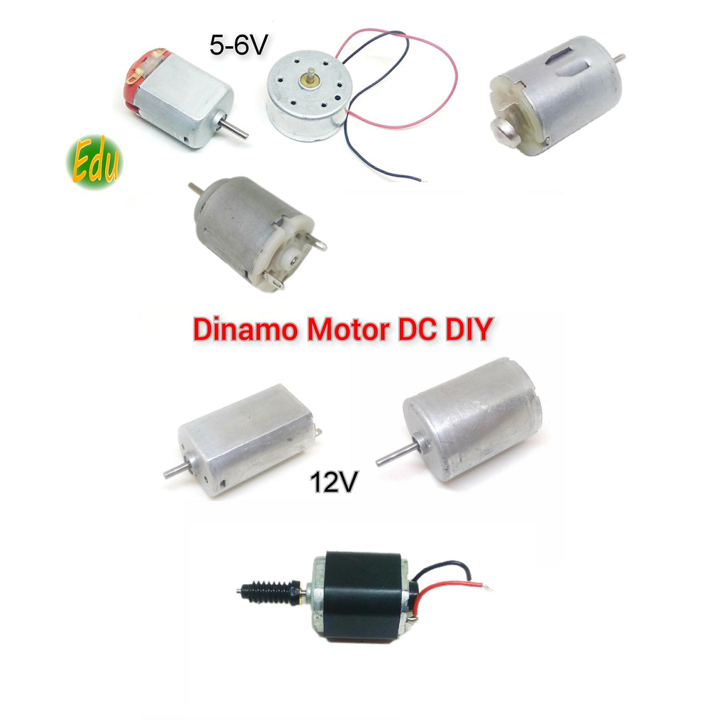 Jual Dinamo Motor DC Mini 3V 5V 12V Generator DIY Aplikasi Mainan Mobil ...