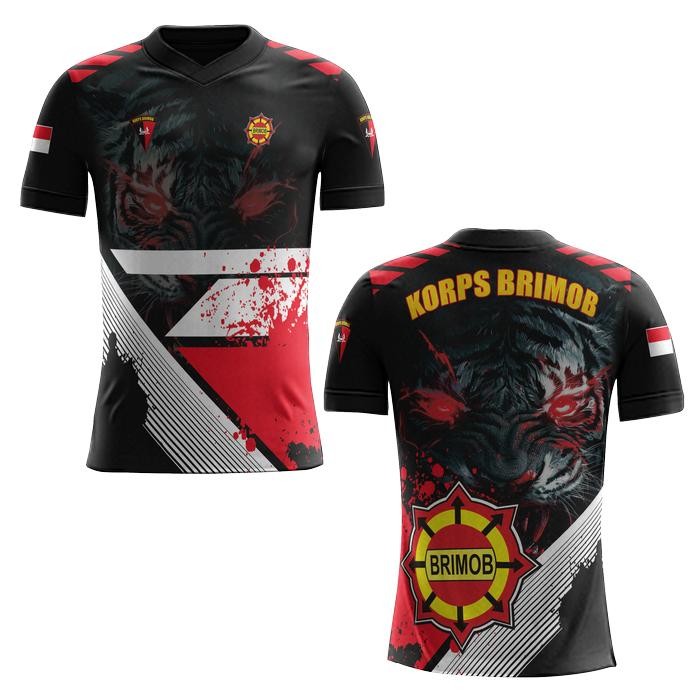 Jual (Terbaru) KAOS pria/ JERSEY ' Korps BRIMOB'/ FULLPRINT/ KAOS ...