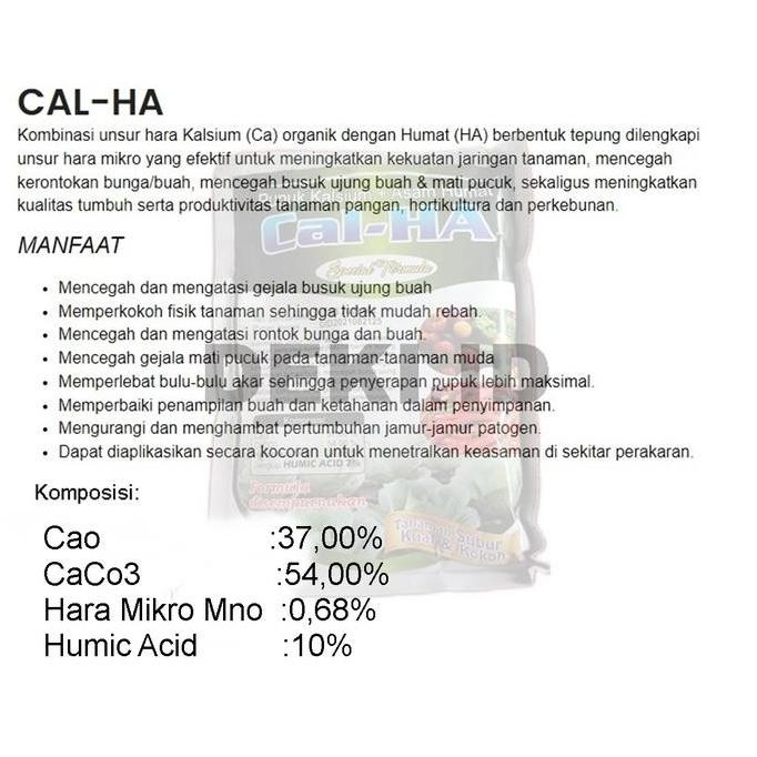 Jual fresh Cal Ha 1 Kg Calha Pupuk Kalsium Plus Asam Humat Organik ...