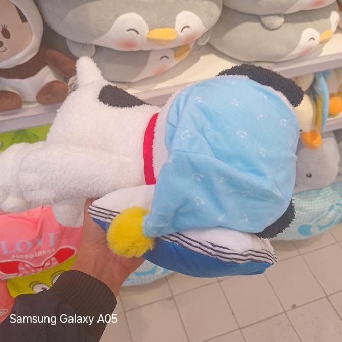Jual Boneka Anjing Berbaring Lucu - MINISO 19in. Lying Snoopy Plush Toy ...
