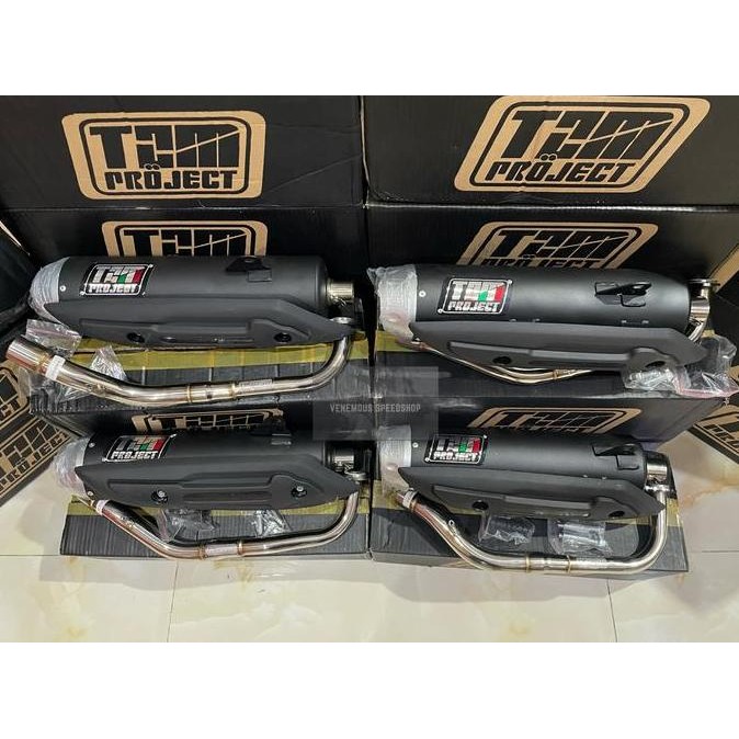 Jual Knalpot Standar Racing TZM Project Non SS Pro Full Pack Yamaha ...