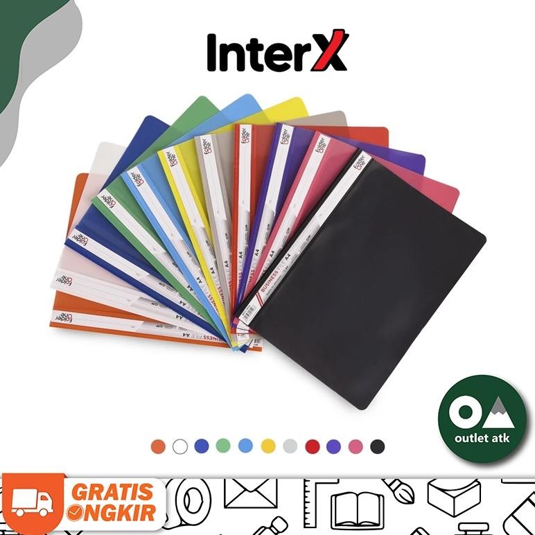 Jual Business / Bisnis File A4 Folder One Stopmap Plastik per pack isi 12 AST | Shopee Indonesia