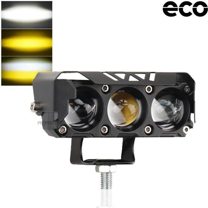 Jual ISUN LED BAR SQL 3 Mata Eco-Series Mini Projie Non-Kipas DC9-80V ...