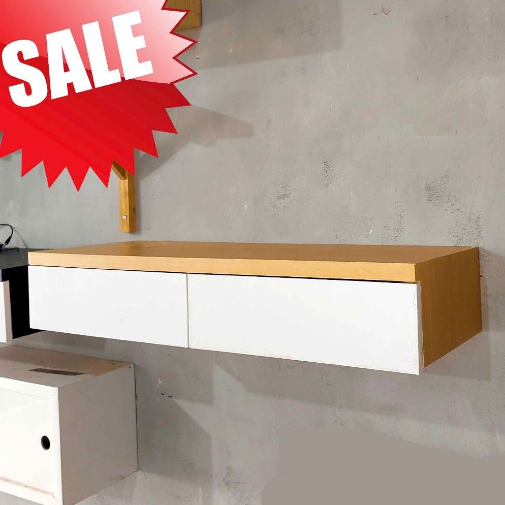 Jual Laci Dinding Minimalis Kayu 60cm 2 Laci Pintu Geser | Shopee Indonesia