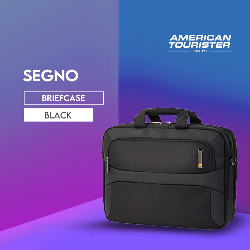 Jual American Tourister Segno Briefcase - Black | Shopee Indonesia