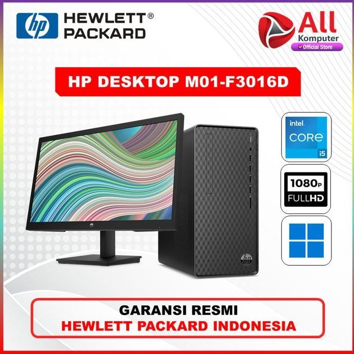 Jual HP PC Desktop M01 F3016D i5 13400 8Gb 512Gb Windows11 Ohs + Monitor V22 | Shopee Indonesia