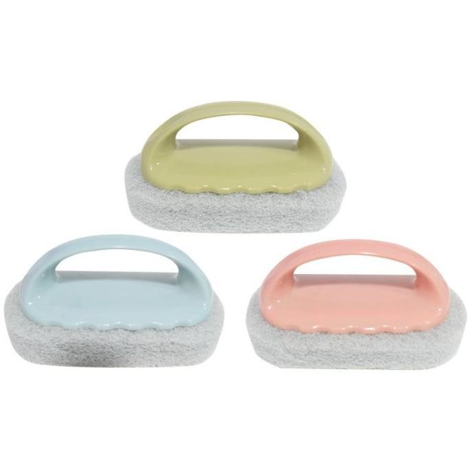Jual Sikat Lantai Sabut Cuci Dengan Pegangan Spons Scrubber Sponge ...