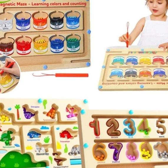 Jual Klasifikasi Warna Maze Pengenalan Warna Jumlah Berhitung Color ...