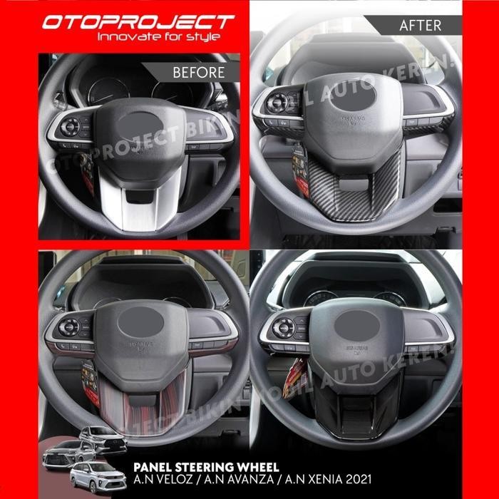 Jual Panel Steering Wheel Cover All New Veloz 2021-2022 Otoproject ...
