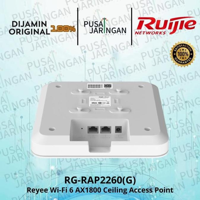 Jual Akses Poin Model Ceiling Rg-Rap2260(G) Reyee Wi-Fi 6 1775Mbps New ...