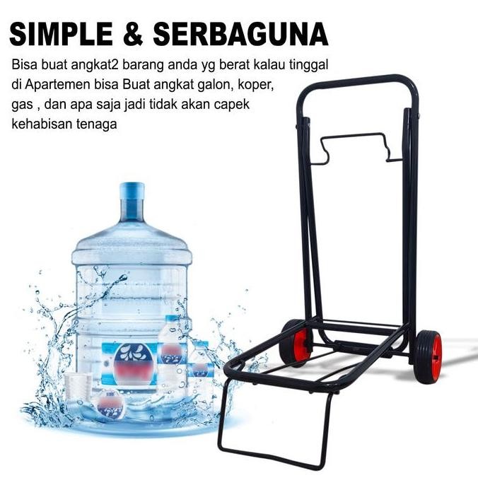 Jual TGR Troli Lipat Serbaguna / Trolley Galon Gas Barang Belanja Tas ...