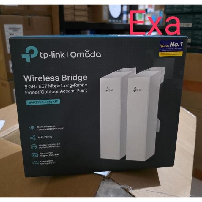 Jual Tp-Link Eap215-Bridge Kit , Omada Wireless Bridge 5Ghz 867Mbps ...