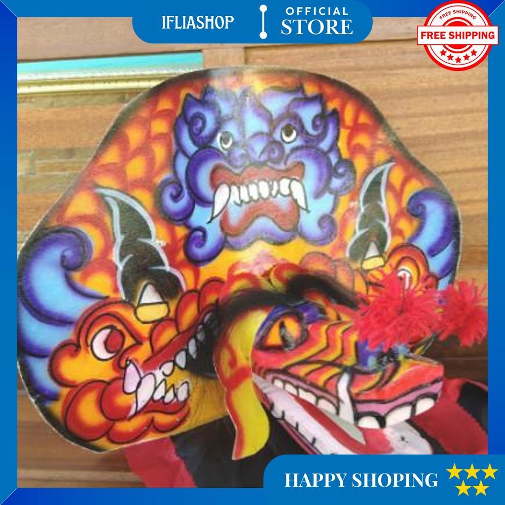 Jual Termurah Caplokan Devil Premium Kepala Kayu Waru Barongan Jaranan ...