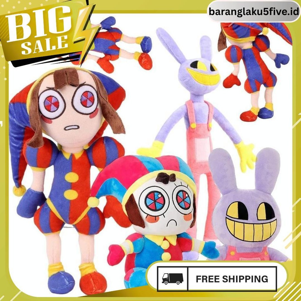 Jual Boneka Plushie Pomni Jax Ragatha Plush 35 Cm The Amazing Digital ...