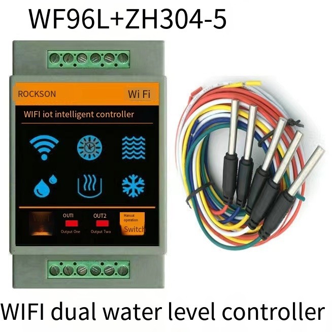 Jual Tuya WIFI Water Level Sensor Controller Auto Control Water Pump ...