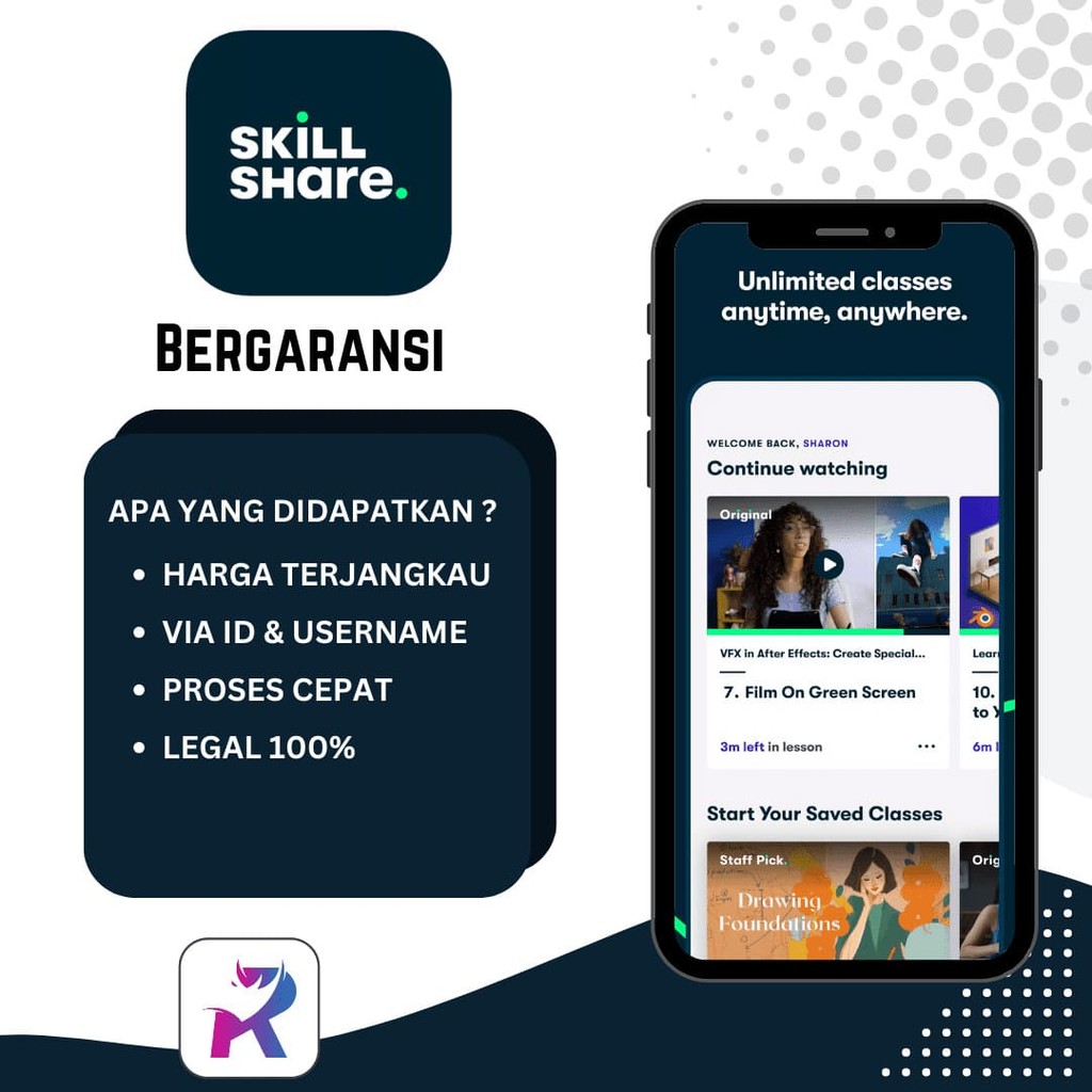 Jual Skillshare Premium 1 Tahun Full Garansi (Proses Tercepat Buka 24 Jam) | Shopee Indonesia