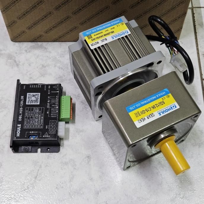 Jual Houle Motor 90W 24V BLDC Gear Motor Brushless DC 5BLD Reversible ...