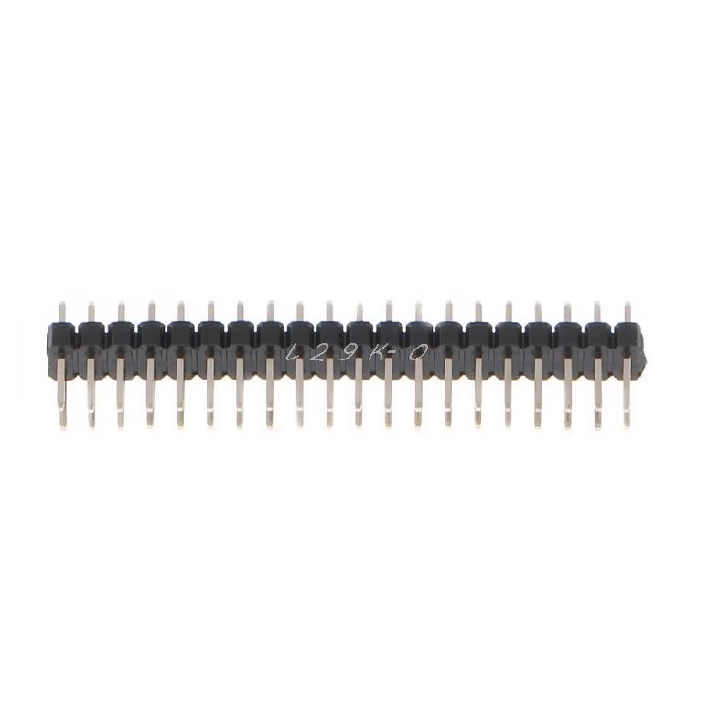 Jual 2.54mm 2x20 Pin Break-away Dual Male Header Pin for Raspberry Pi Zero GPIO | Shopee Indonesia
