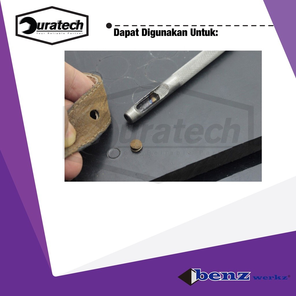 Jual Benz Plong pembuat lobang kolit karton 10mm / Plong hollow punch ...