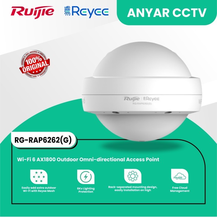 Jual Ruijie RG-RAP6262(G) , Wi-Fi 6 Outdoor Access Point / Pengganti ...