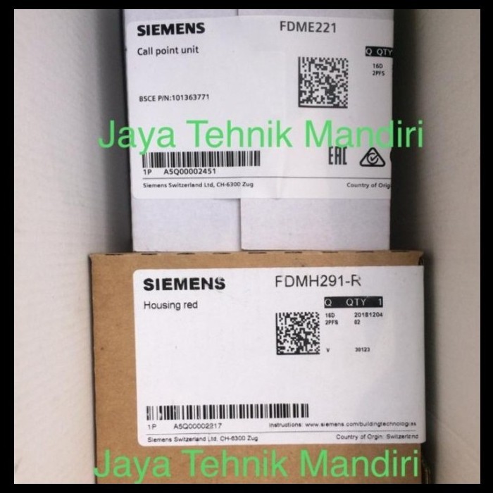 Jual FDME221 Manual Call Point Siemens | Shopee Indonesia