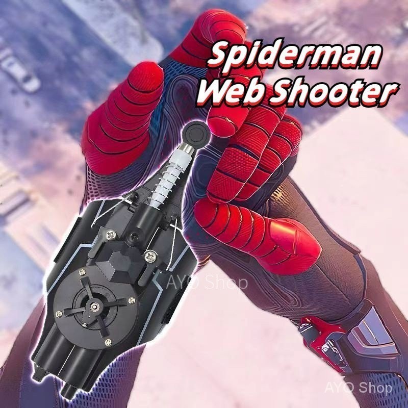 Jual Kapal 24H Spiderman Web Shooter Spider-Man Silk Launcher Auto ...