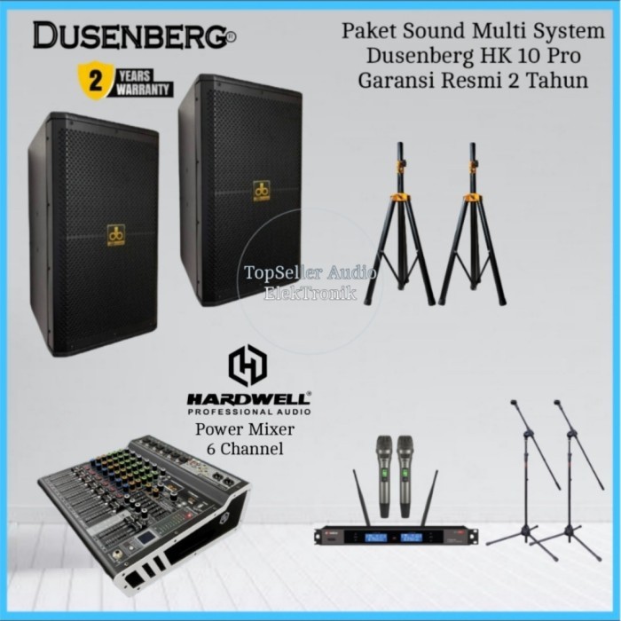 Jual Paket Sound System Meeting & Karaoke dusenberg 10 HK Pro Power ...