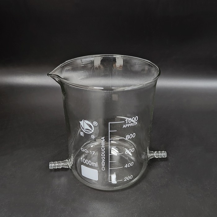 Jual SHUNIU BEAKER IN LOW FORM WITH DOUBLE LOWER TUBE 50ML-500ML-1000ML ...