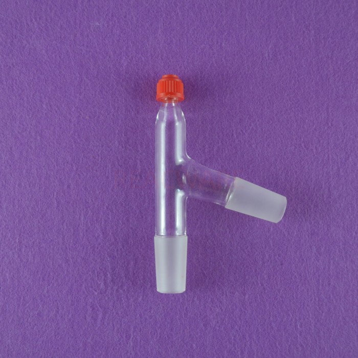 Jual LAB GLASS 3-WAY DISTILLATION ADAPTER WITH THREAD 24/40 BRAND NEW ...