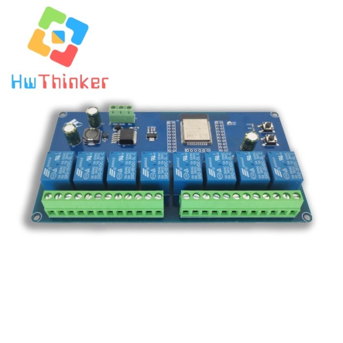 Jual Modul Esp32 With Relay 10A 8 Channel Ch 8Ch Wifi Bluetooth Wroom ...
