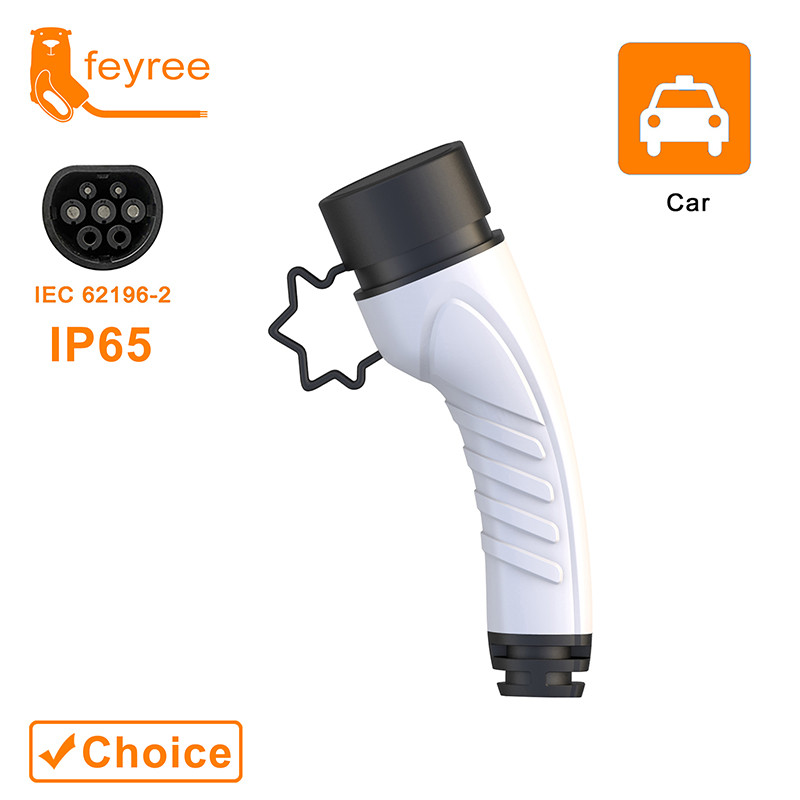 Jual feyree EV Charger Type 2 Plug for Car Side EVSE Charger Female IEC 62196 Cord 16A 32A for ...