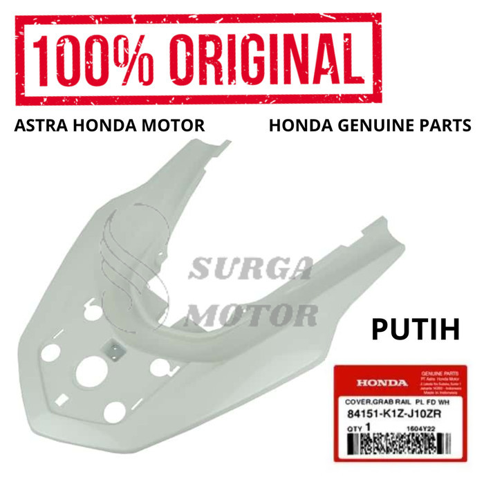 Jual Cover Behel Putih Pcx 160 K1Z Tutup Begel Original Honda Ahm 84151 ...