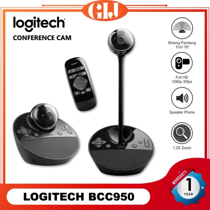 Jual Logitech BCC950 Conference Cam WebCam Camera | Shopee Indonesia