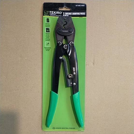Jual TEKIRO RATCHET CRIMPING PRESS KH16 /TANG PRESS/TANG SKUN/ALAT ...