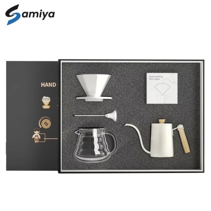 Jual paket set alat kopi manual brew / hampers hand brewing coffee set ...