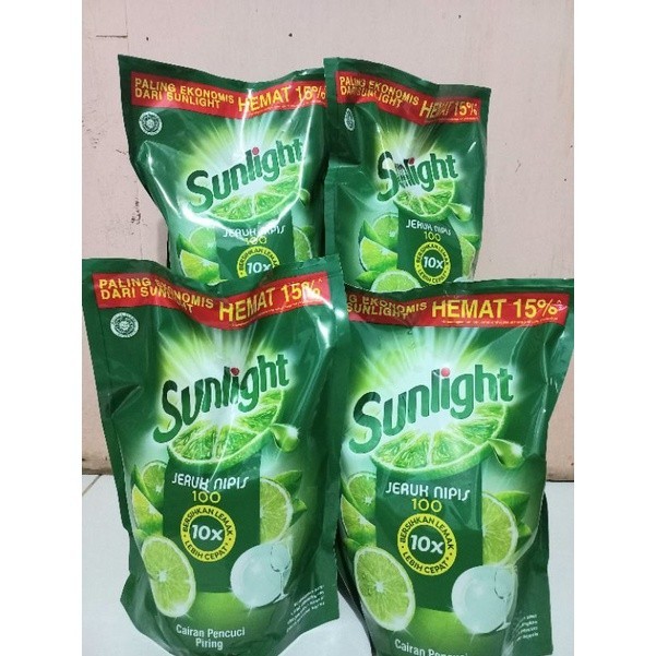 Jual SUNLIGHT Sabun Cuci Piring Jeruk Nipis Pouch 1500ml | Shopee Indonesia