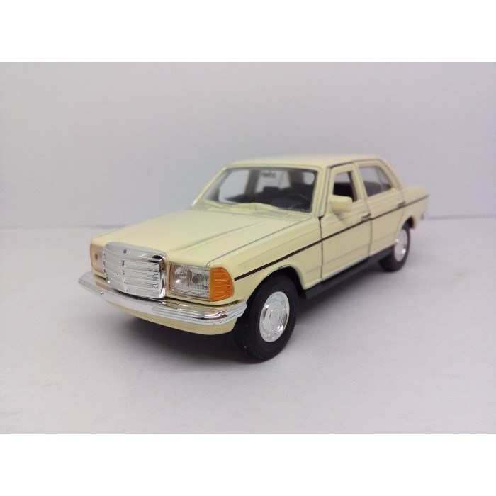 Jual Diecast Miniatur Mobil Mercedes Benz W123 230 E- Mercy Tiger Cream ...