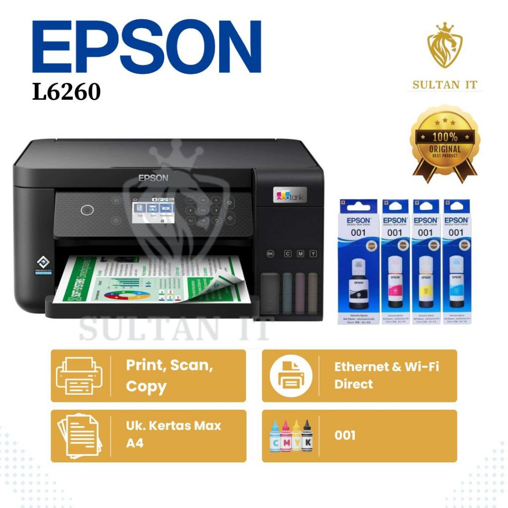 Jual Printer Epson L6260 Multifungsi Ecotank WiFi Duplex All inOne ...