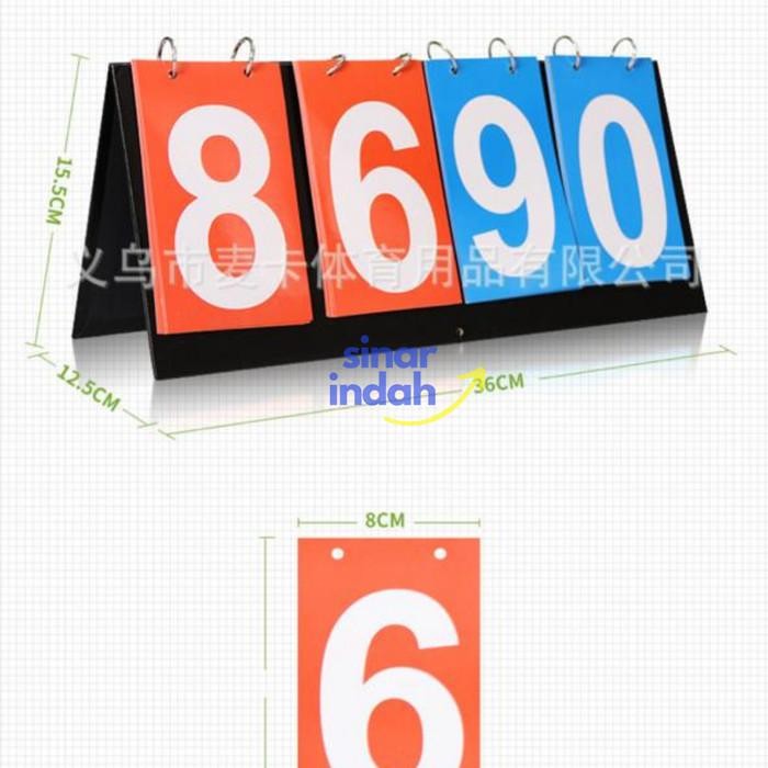 Jual PAPAN SKOR SCORE BOARD FUTSAL BOLA KAKI VOLI BADMINTON SKOR BOARD ...