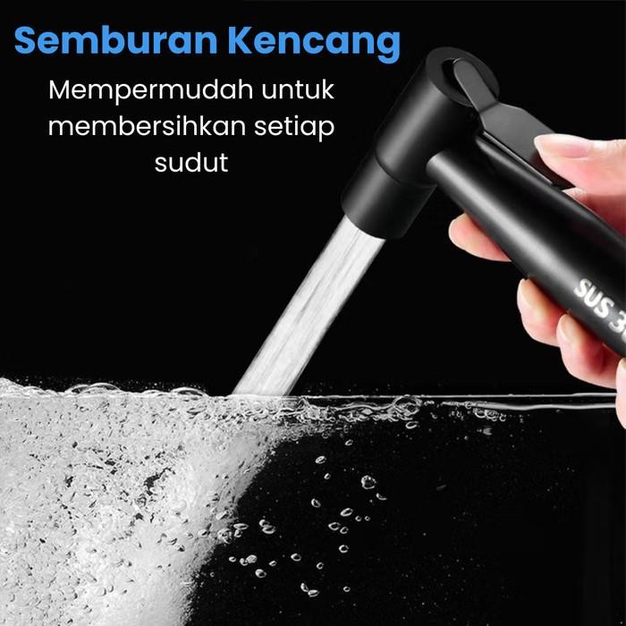 Jual KRAN CABANG 1 SET JET SHOWER TOILET DAN SELANG KERAN AIR CABANG ...