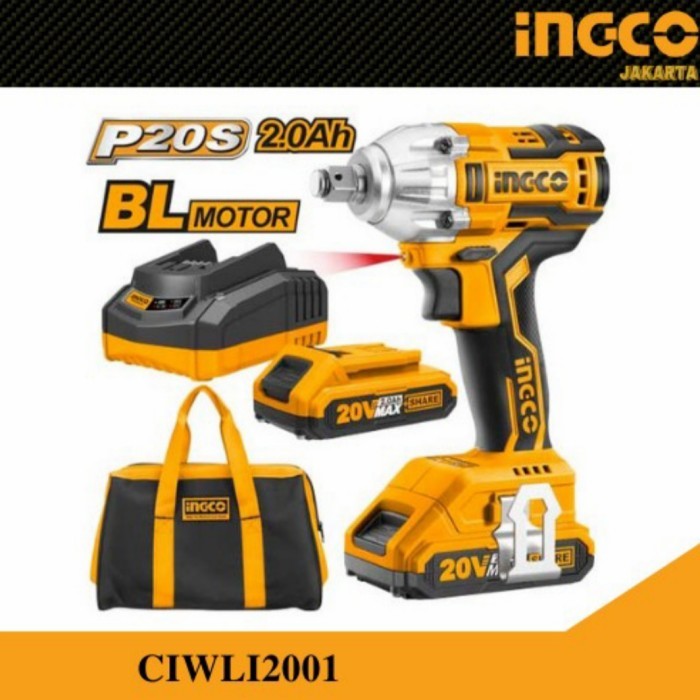 Jual Promo Cordless Impact Wrench Ingco Ciwli2001 | Shopee Indonesia