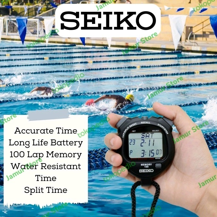 Jual Stopwatch SEIKO 100 Lap Memory | Shopee Indonesia