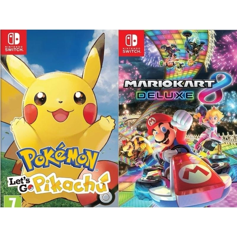 Jual (2 In1)Mario Kart 8 Deluxe+Pokmon: LetS Go, Pikachu(Nintendo ...