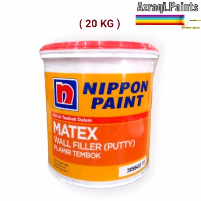 Jual NIPPON PAINT PLAMIR MATEX WALL FILLER ( 20 KG ) DEMPUL PLAMIR TEMBOK | Shopee Indonesia