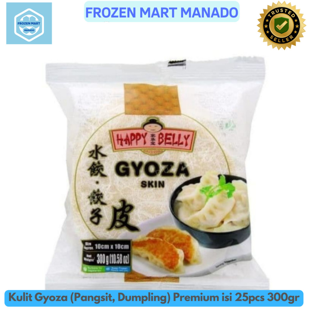 Jual Kulit Gyoza (Pangsit, Dumpling) Premium isi 25pcs 300gr - Frozen ...