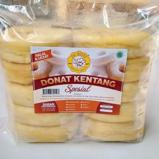Jual De Roti Donut Kentang Ori 10 Aamiintmart Bandung Original | Shopee ...