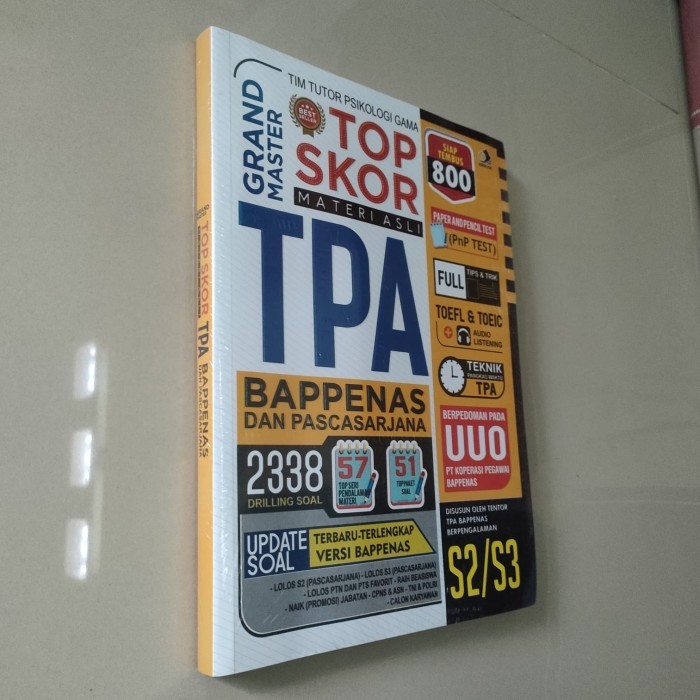 Jual BUKU TOP SKOR TPA BAPPENAS, GRAND MASTER TOP SKOR TPA BAPENAS DAN ...